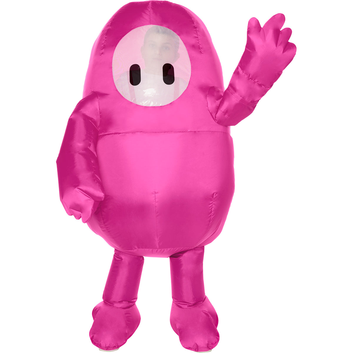 Inspirit Designs Youth Fall Guys Pink Inflatable Costume